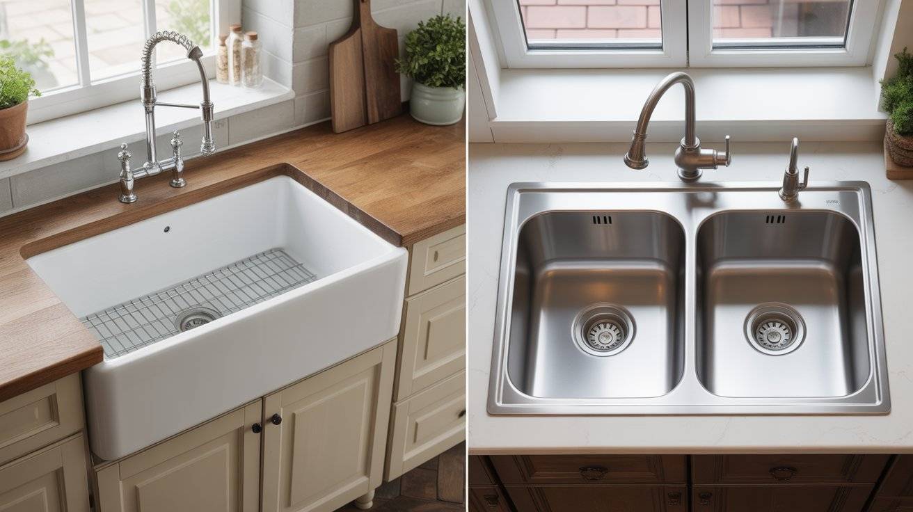 Farmhouse Sink vs Regular Sink: Differences & Pros