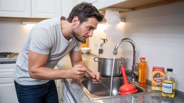 Why Is My Kitchen Sink Backing Up? Causes & Fixes in 2025