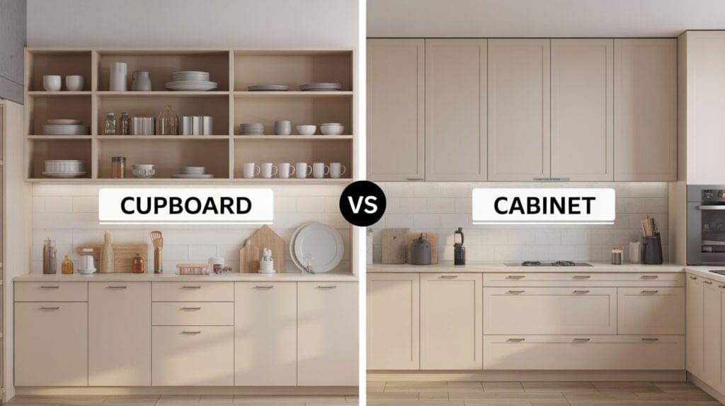 Cupboard vs Cabinet Kitchen: Key Differences Explained
