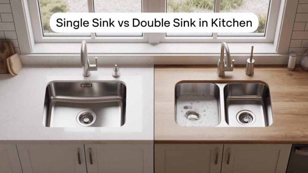 Single Sink vs Double Sink in Kitchen 2025 | Full Guide